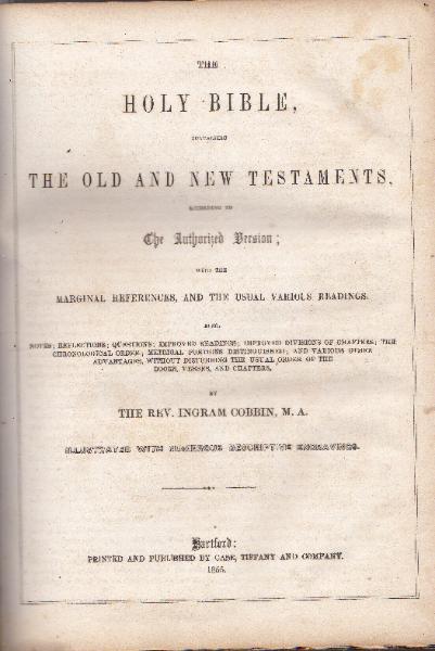 ChaseYourTale - Family Bibles - Willaim Turner Family Bible