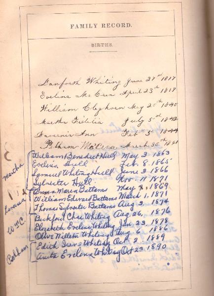 ChaseYourTale - Danforth Whiting Family Bible