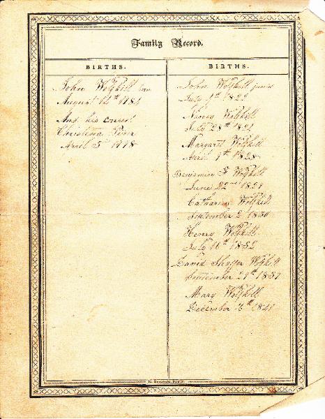 ChaseYourTale - John Wolfkill Family Bible