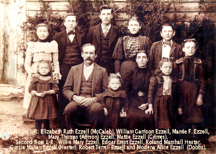 Life's Weaving - William Garrison Ezzell and family